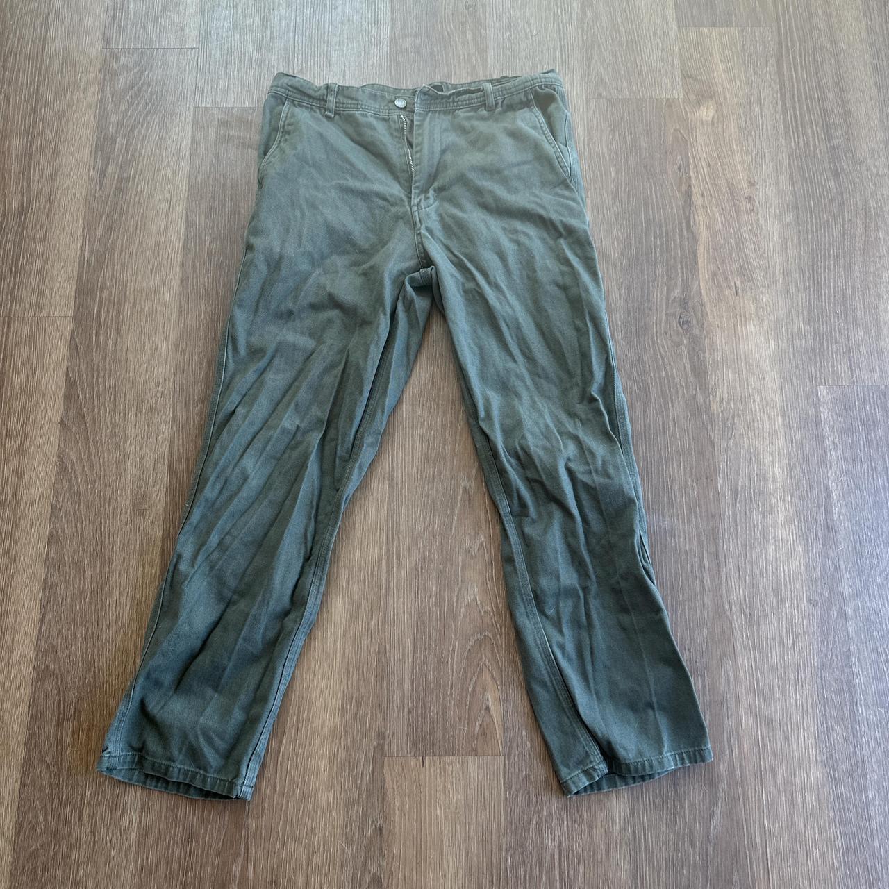 Green HUF pants - Depop