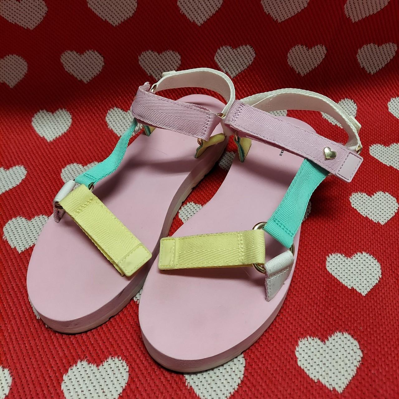 Target Women's Pink Sandals | Depop