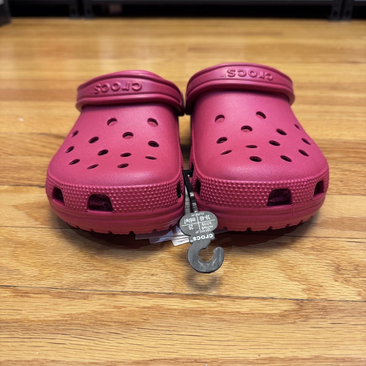 Red Crocs clogs #clogs Size 7 Men / 9 Women Brand... | Depop