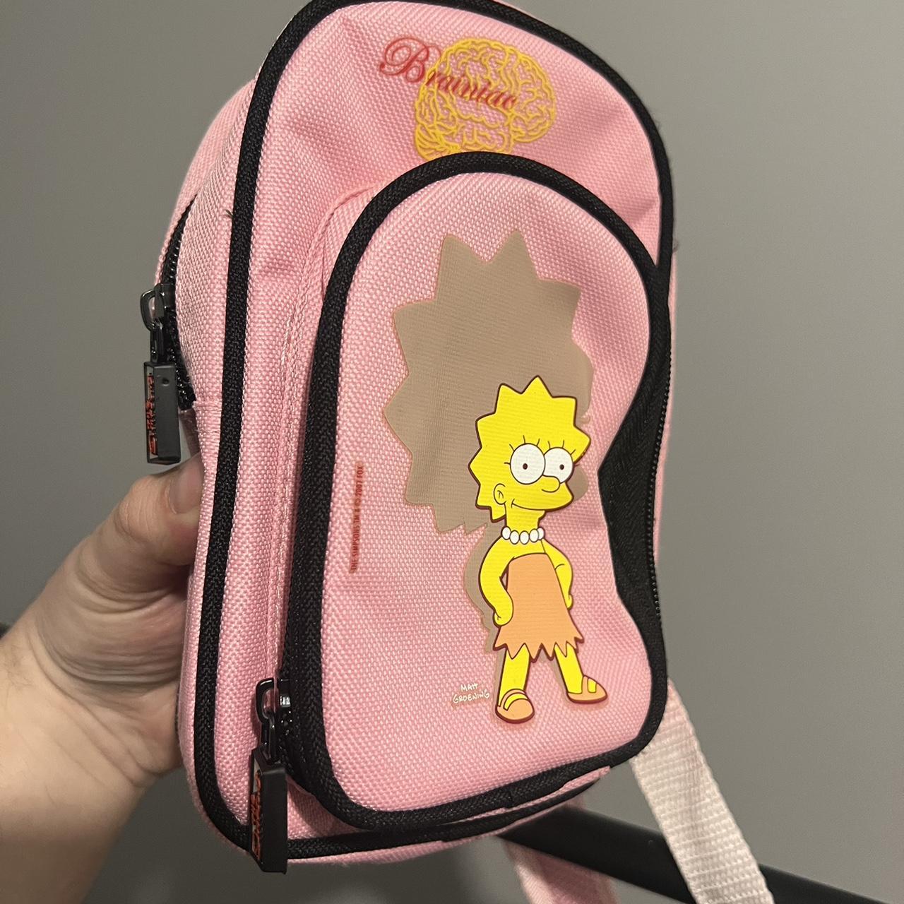 The Simpsons Lisa man bag Rare! Retro! Y2K - Depop