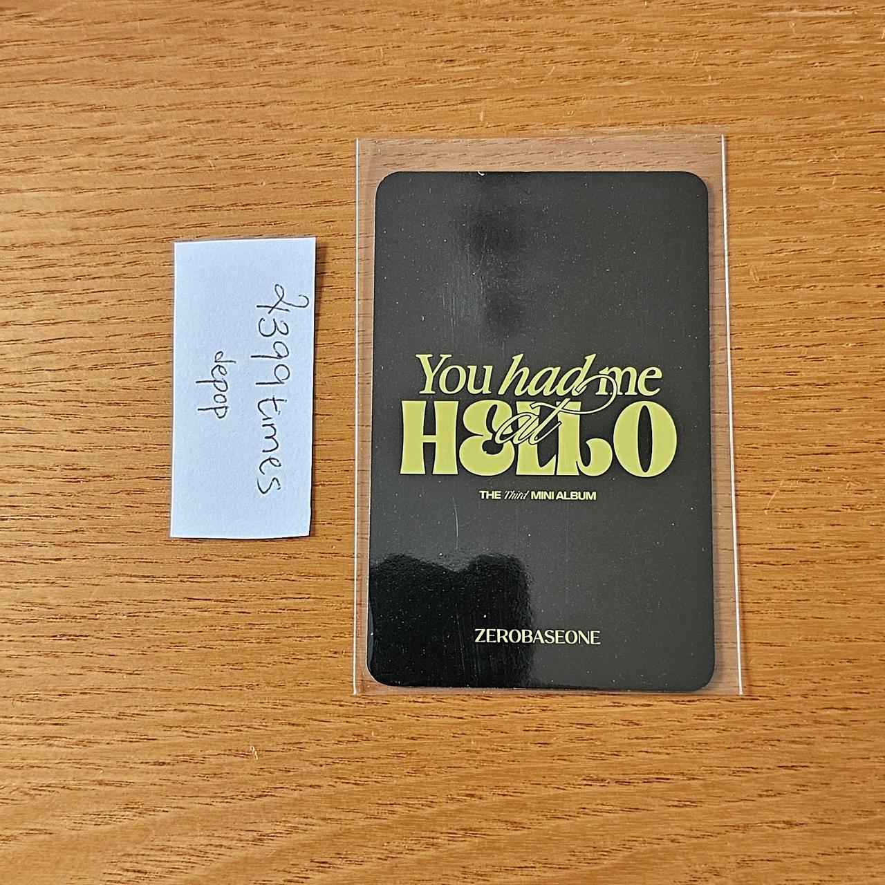 Zerobaseone ZB1 3rd Mini Album You had me at HELLO... - Depop