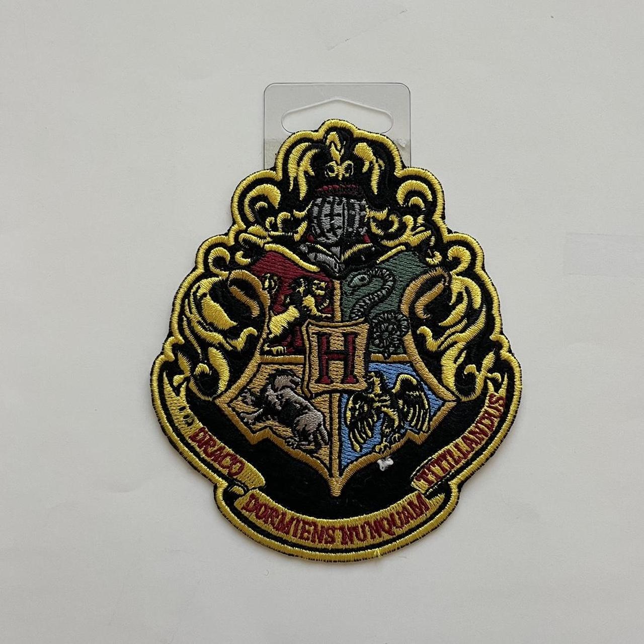 Harry Potter Hogwarts house iron on patch. - Depop
