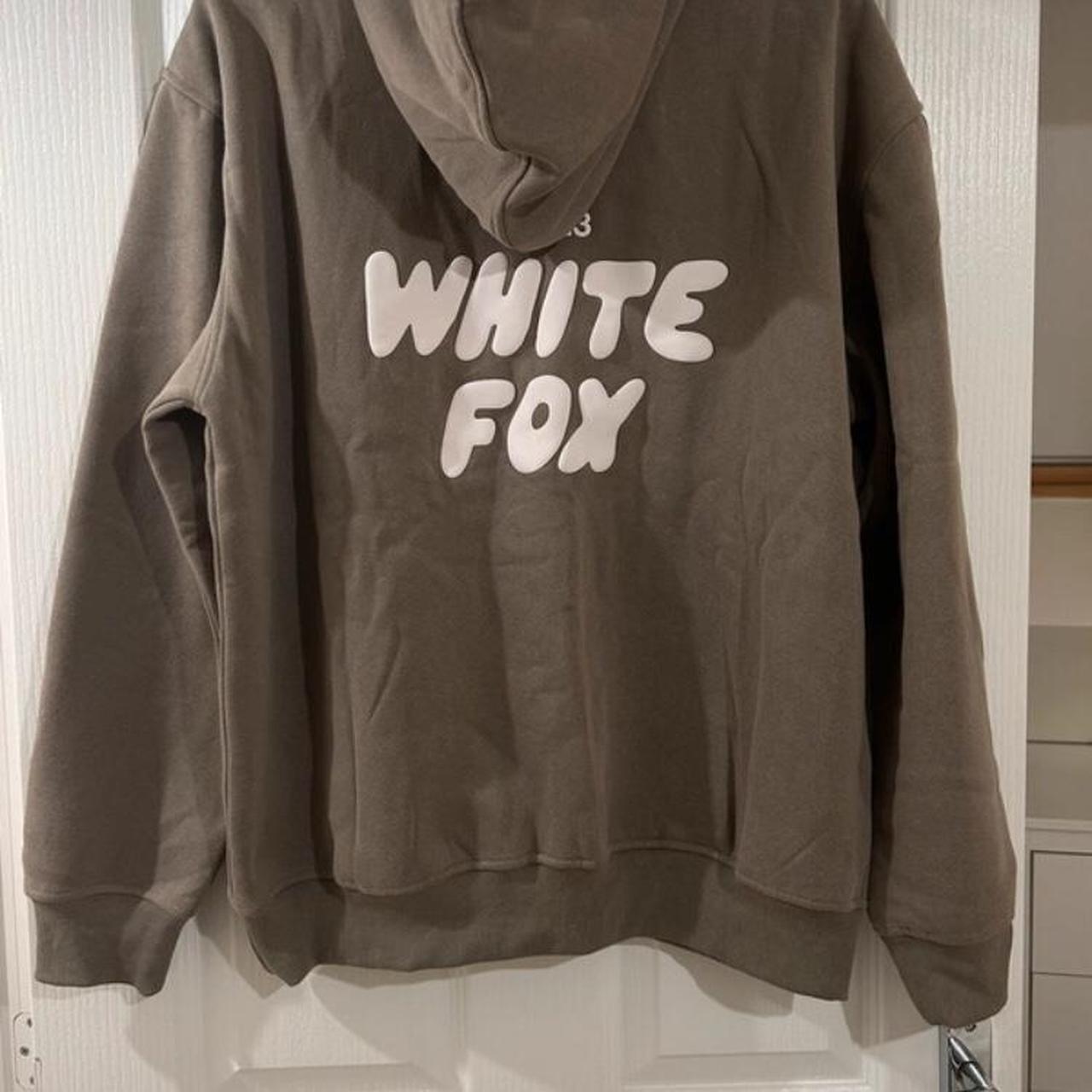 White fox brown and pink hoodie. All sizes... - Depop