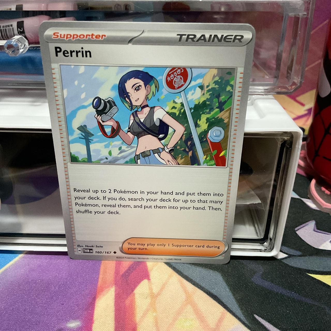 Pokémon Trading Card Game Perrin Supporter Trainer... | Depop