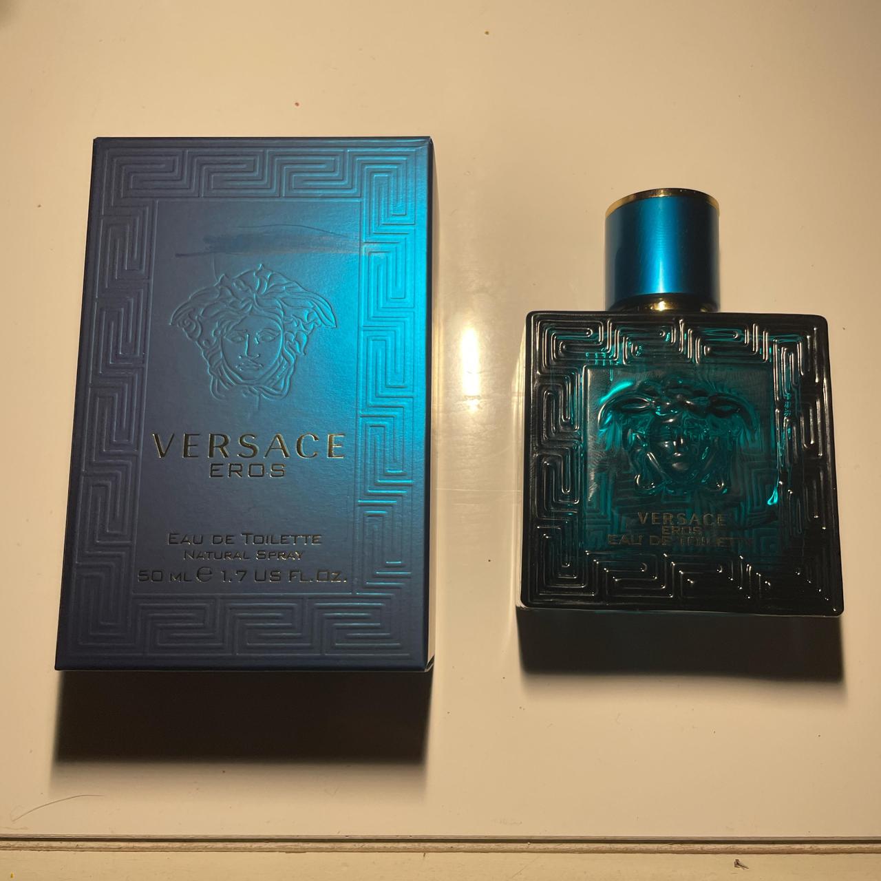 50ml edt versace eros (used with box) - Depop