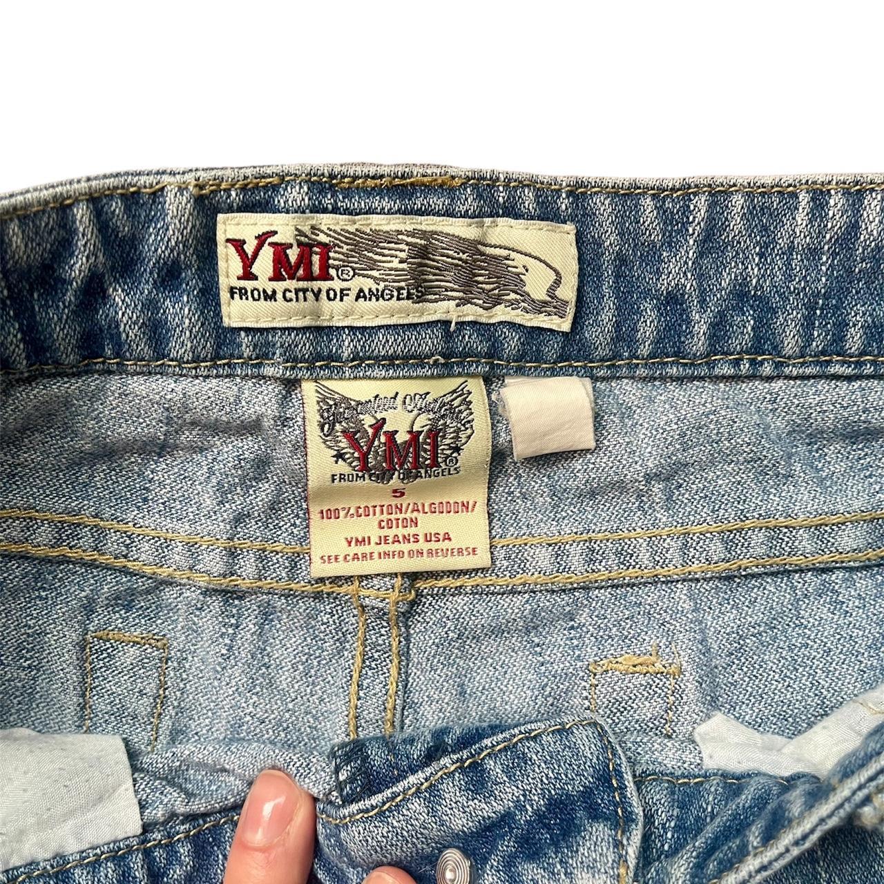 Y2K YMI Jeans Micro Jorts Super short denim shorts... - Depop