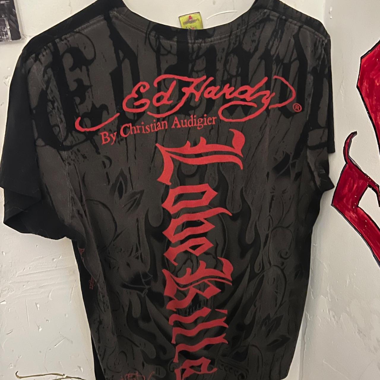 super rare ed hardy shirt never seen before... | Depop
