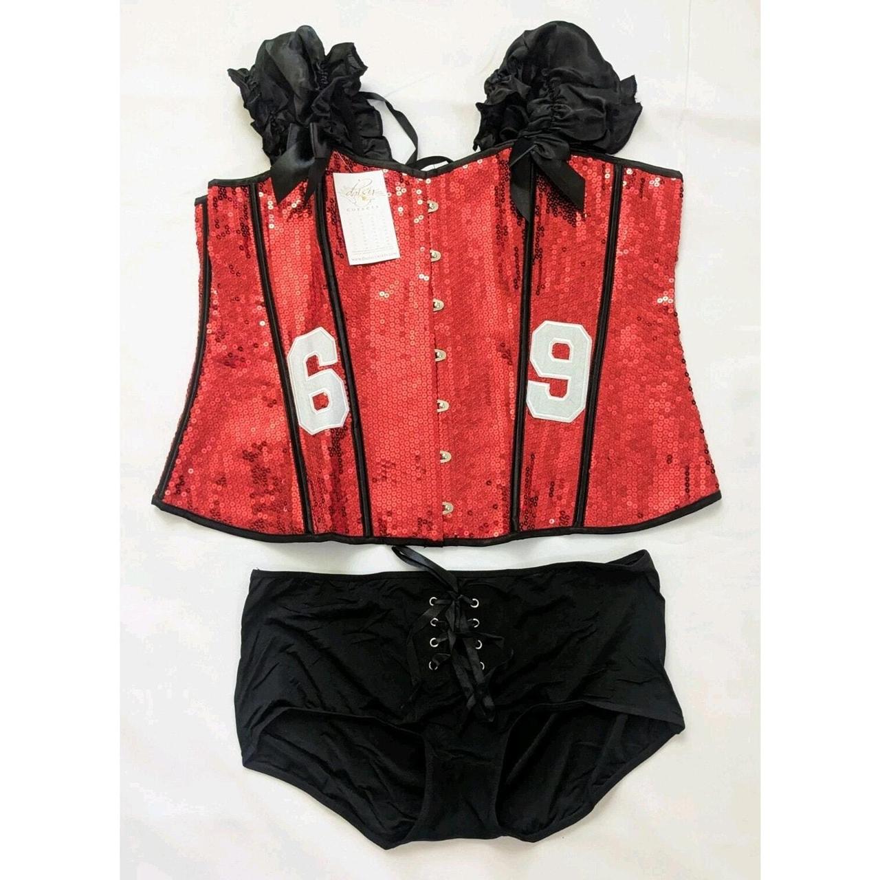 DAISY CORSETS football player 69 Sequin Sequins... | Depop