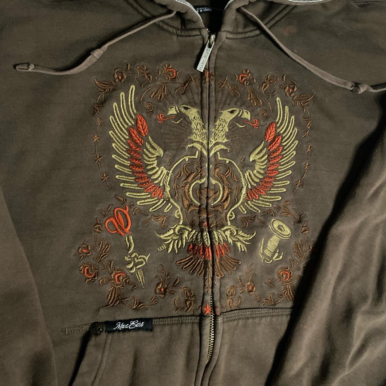 Y2K MARK ECKO HOODIE🔥 Pit to Pit: 26.5” Shoulder to... - Depop