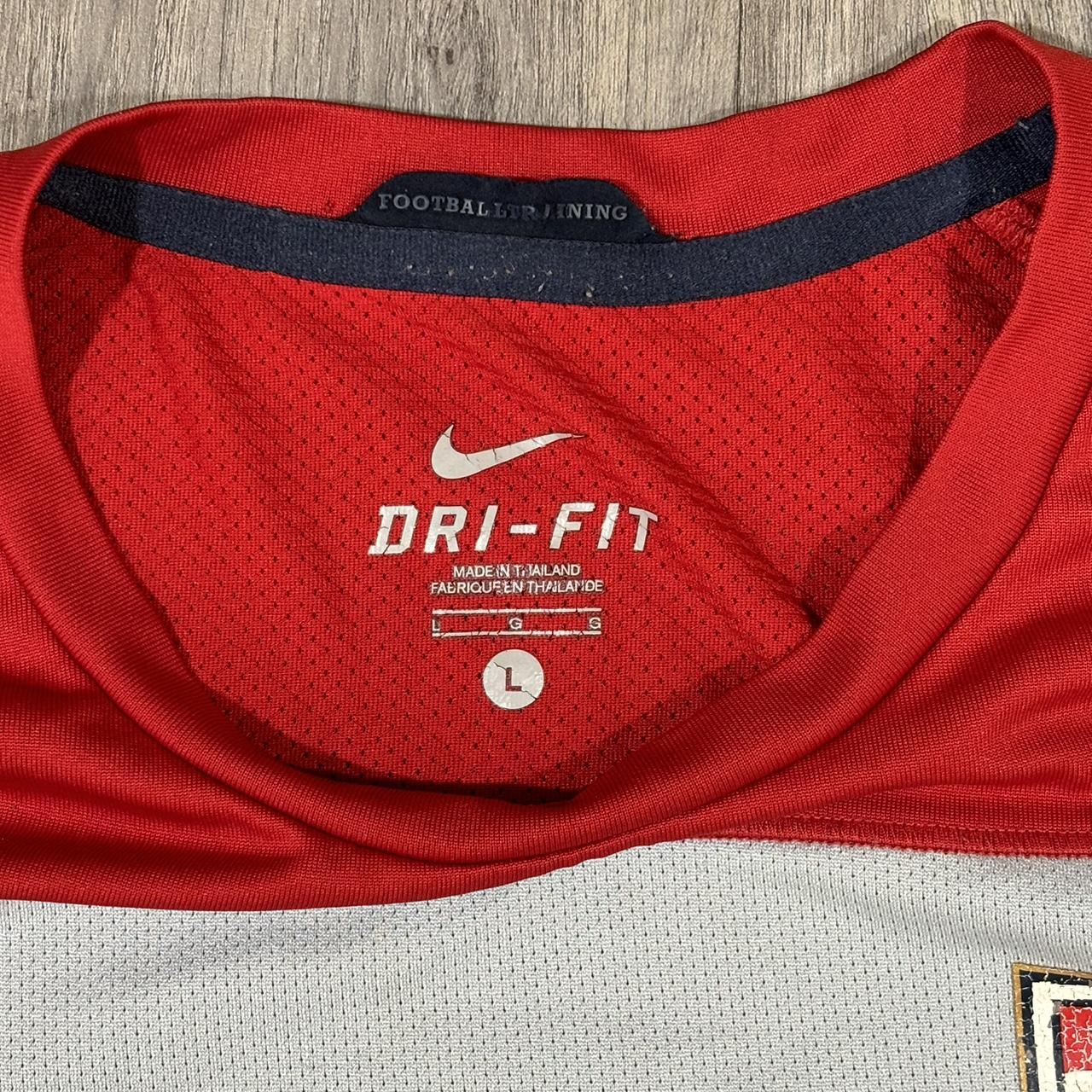 US National Team Soccer Futbol Jersey Red Nike Dri... - Depop