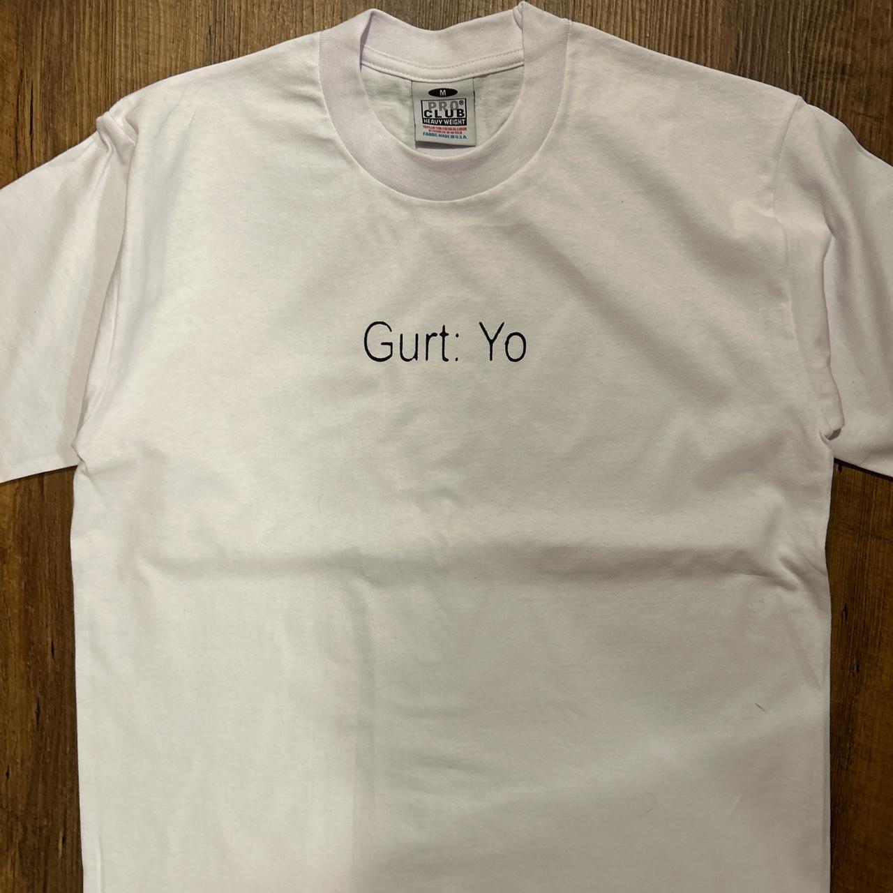 Custom Gurt: Yo on white graphic tee ... | Depop