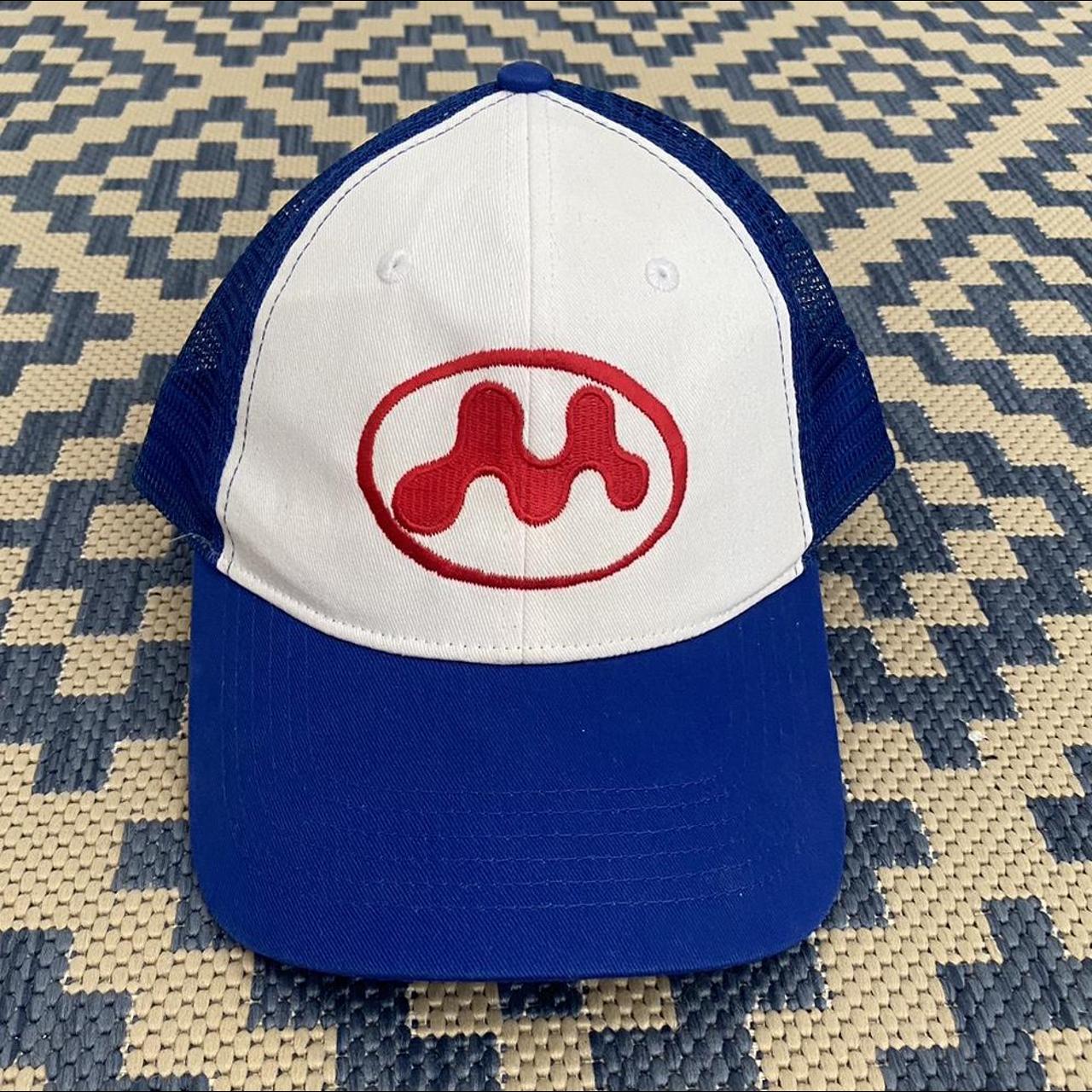 Men's Blue and Red Hat | Depop