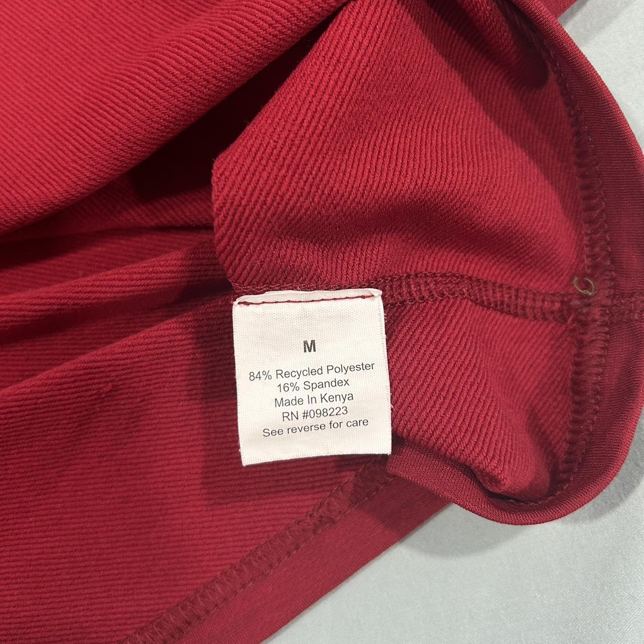 BCG red compression long sleeve with thumb slots - Depop