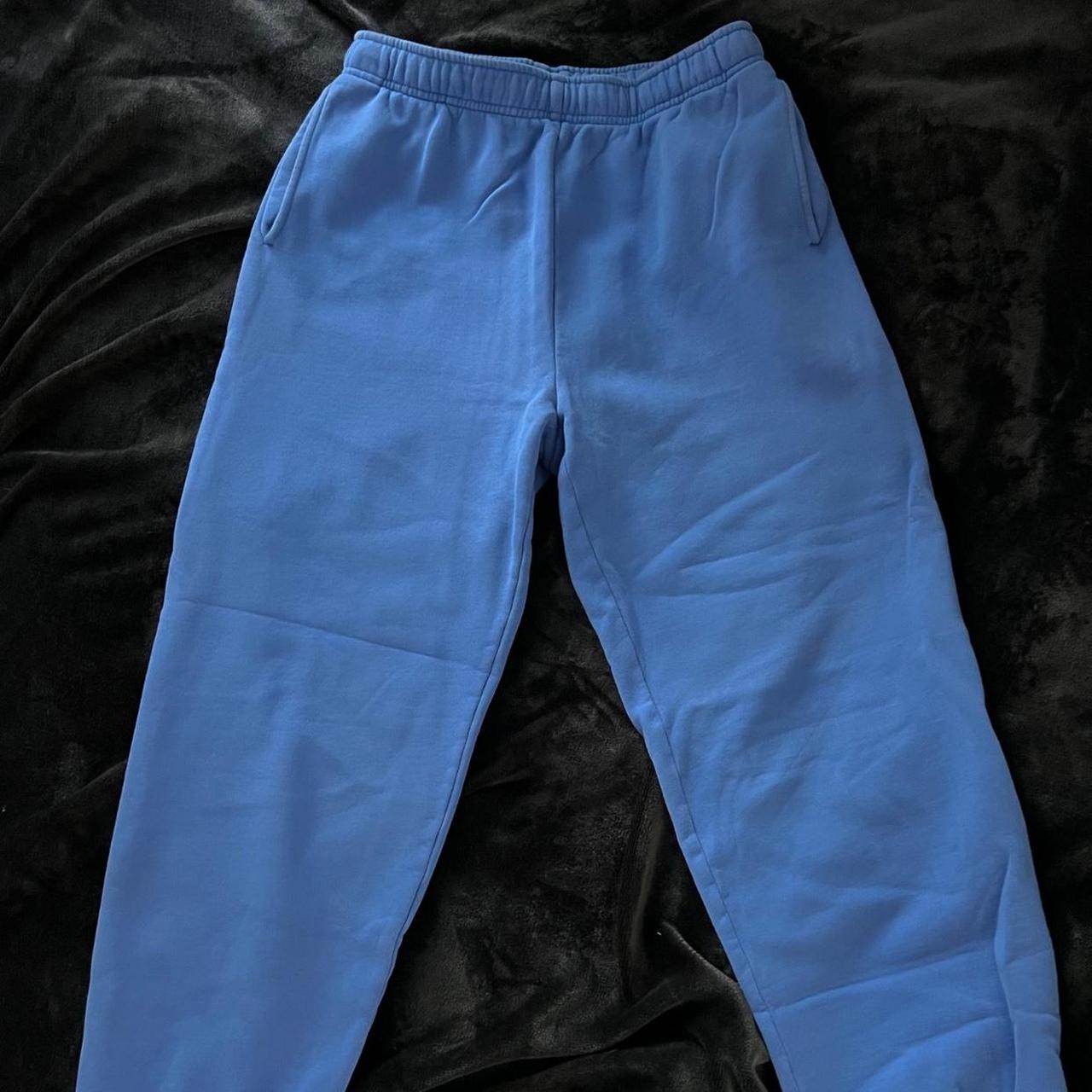 TNA mega sweat pants (Cyan blue) - Depop