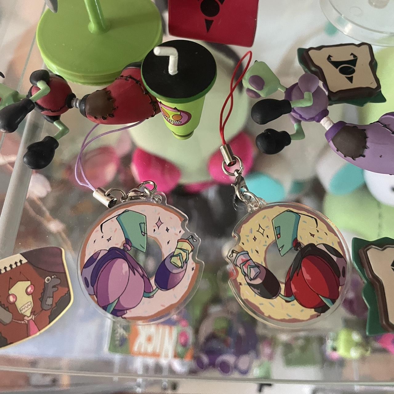 Invaded Zim Fanmade Loop Acrylic Keychains of the... | Depop