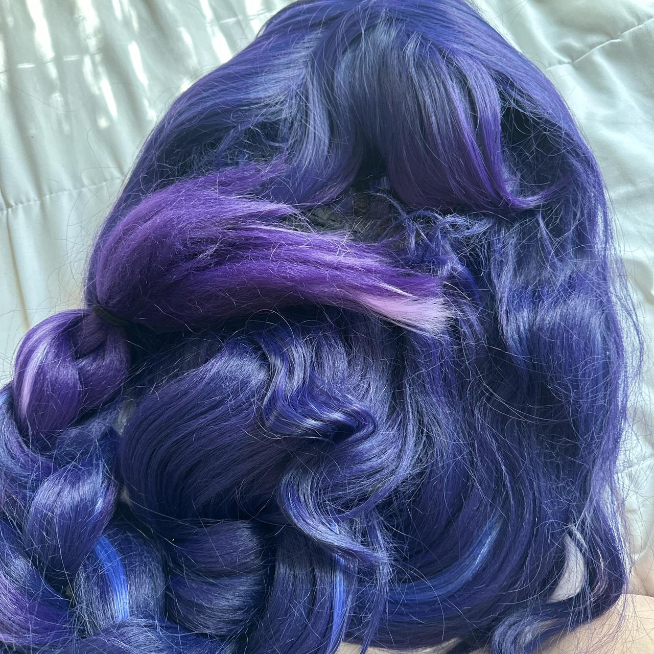 raiden shogun cosplay wig! good condition, just... | Depop