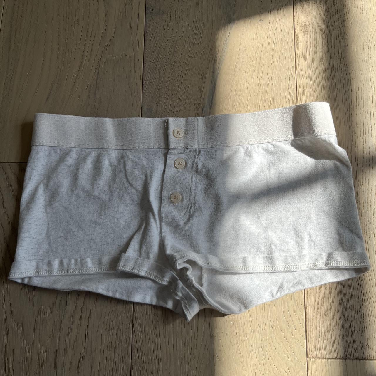 Brandy Melville grey boxer shorts Message before... | Depop
