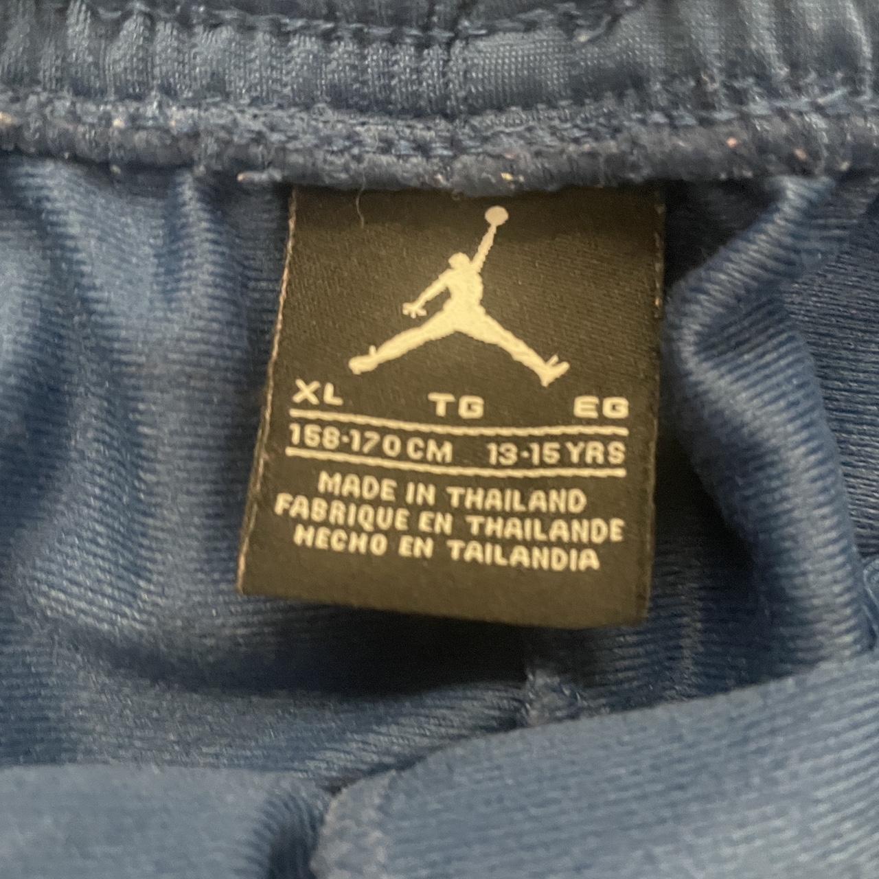 Jordan Tracksuit Pants Men’s XL Blue White - Depop