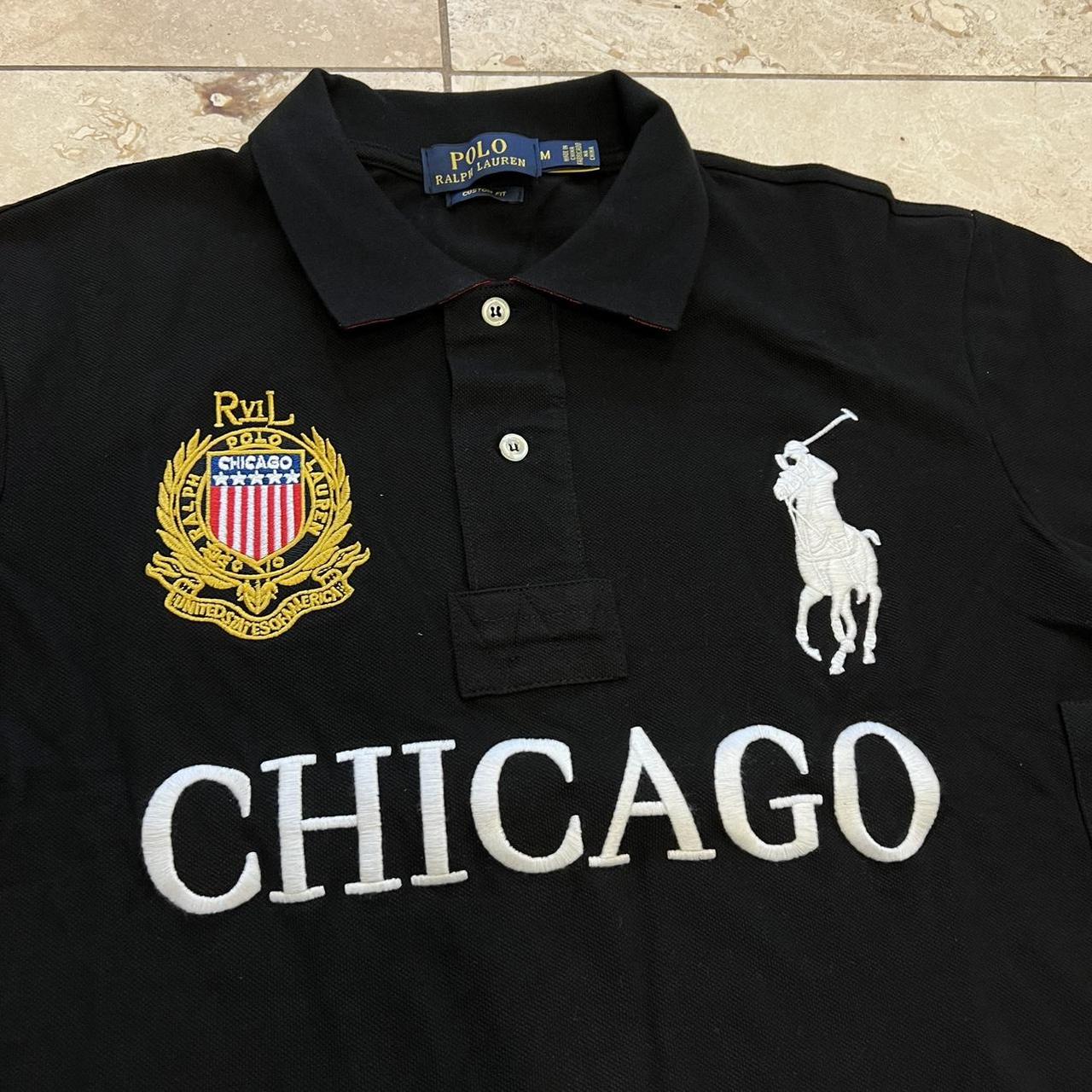 Ralph Lauren Chicago Polo 🐈‍⬛🗡️ Super Rare Tee almost... | Depop