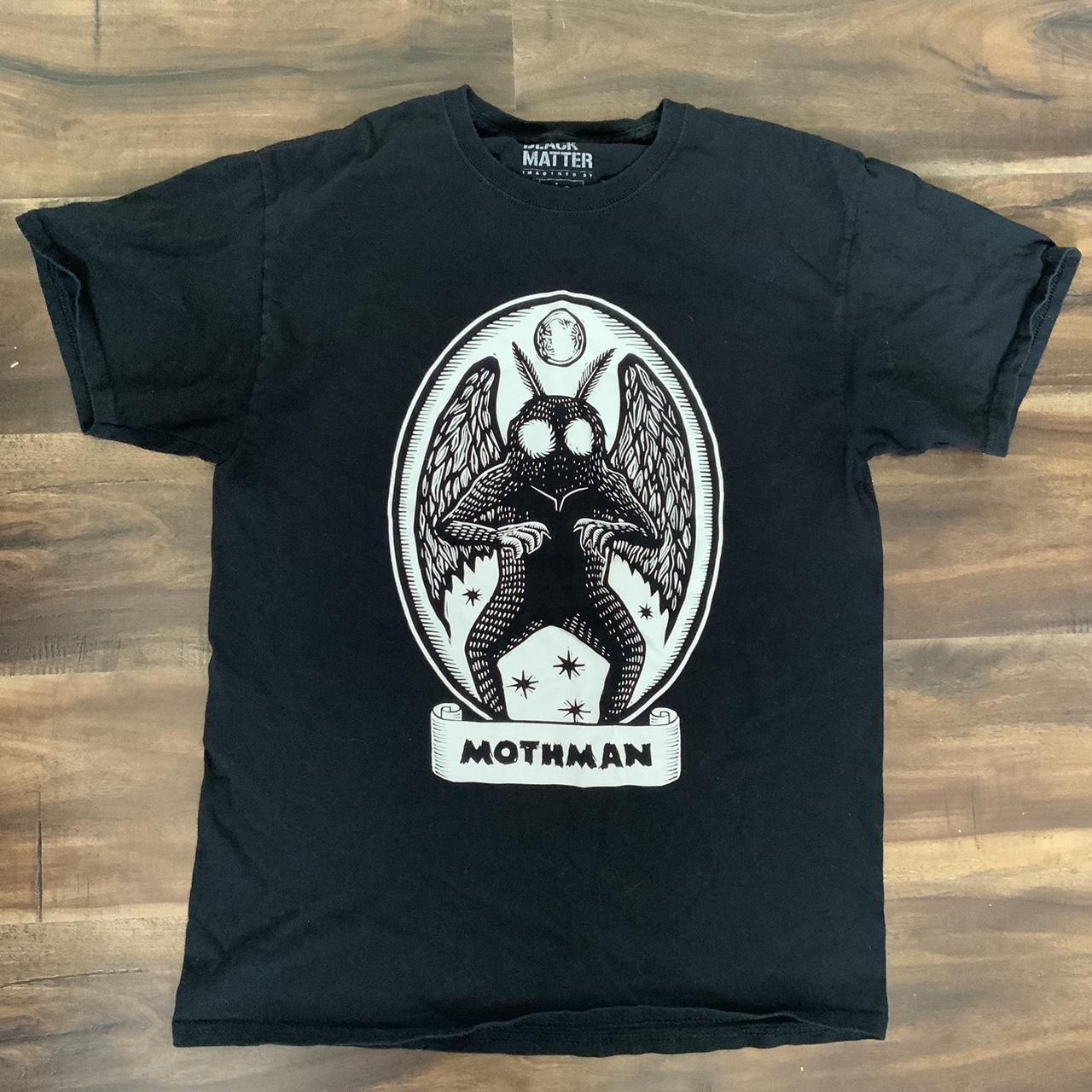 Medium Mothman shirt from Hot Topic. Only worn twice. - Depop