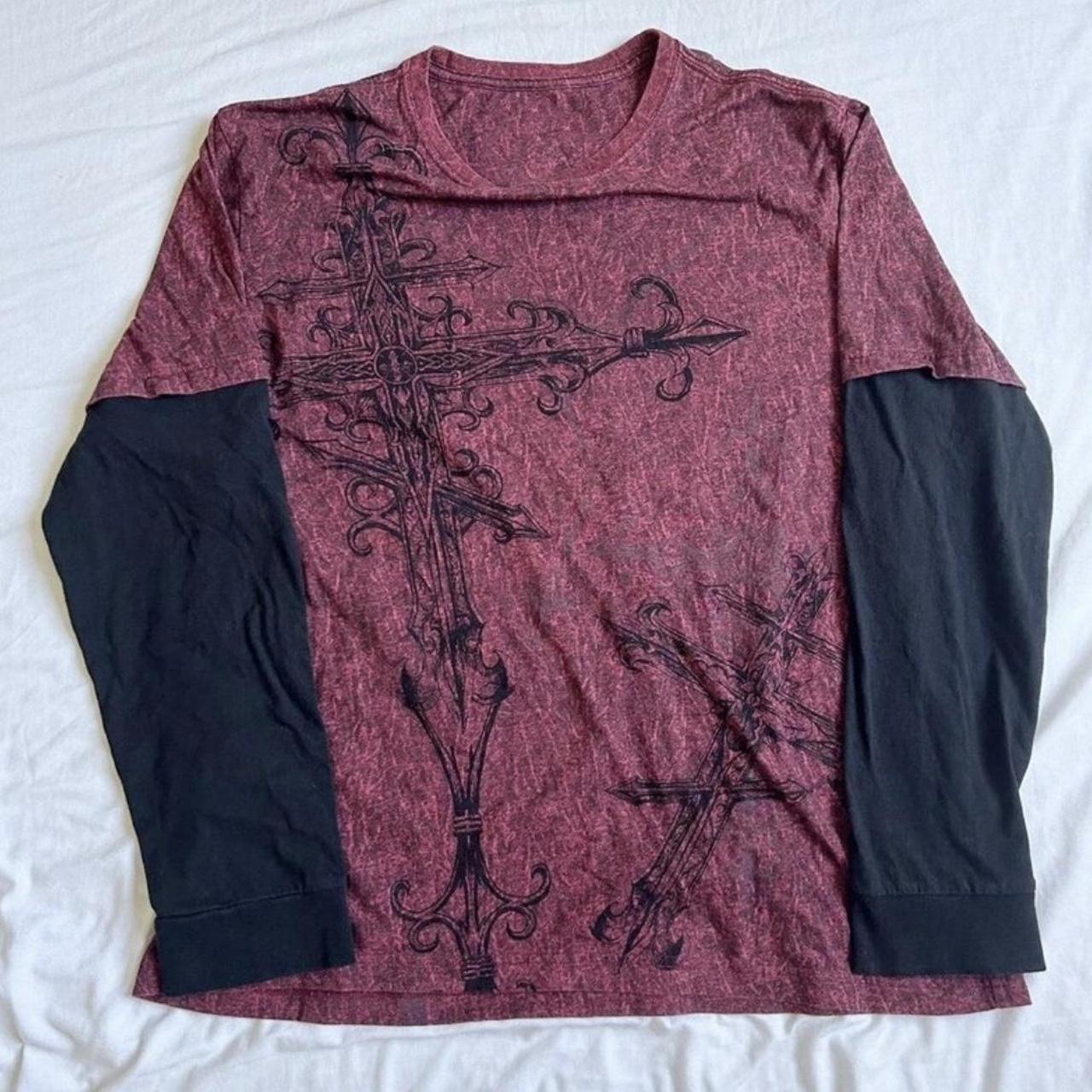 emo/ grunge Long sleeve - Depop