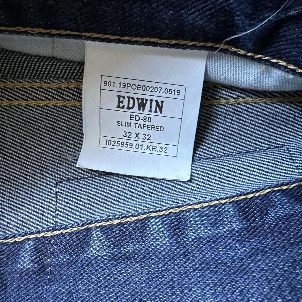 Edwin Men's Blue and Navy Jeans | Depop