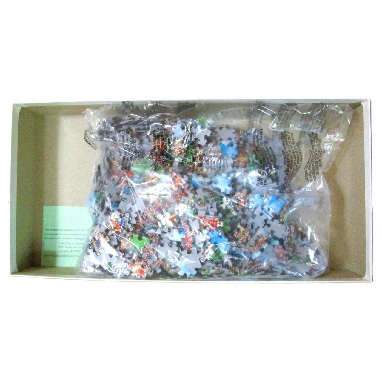 Master Pieces puzzle company. 1000 pieces University... - Depop