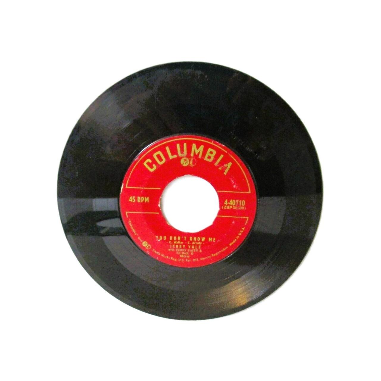 This 45 RPM vinyl record from Columbia contains two... - Depop