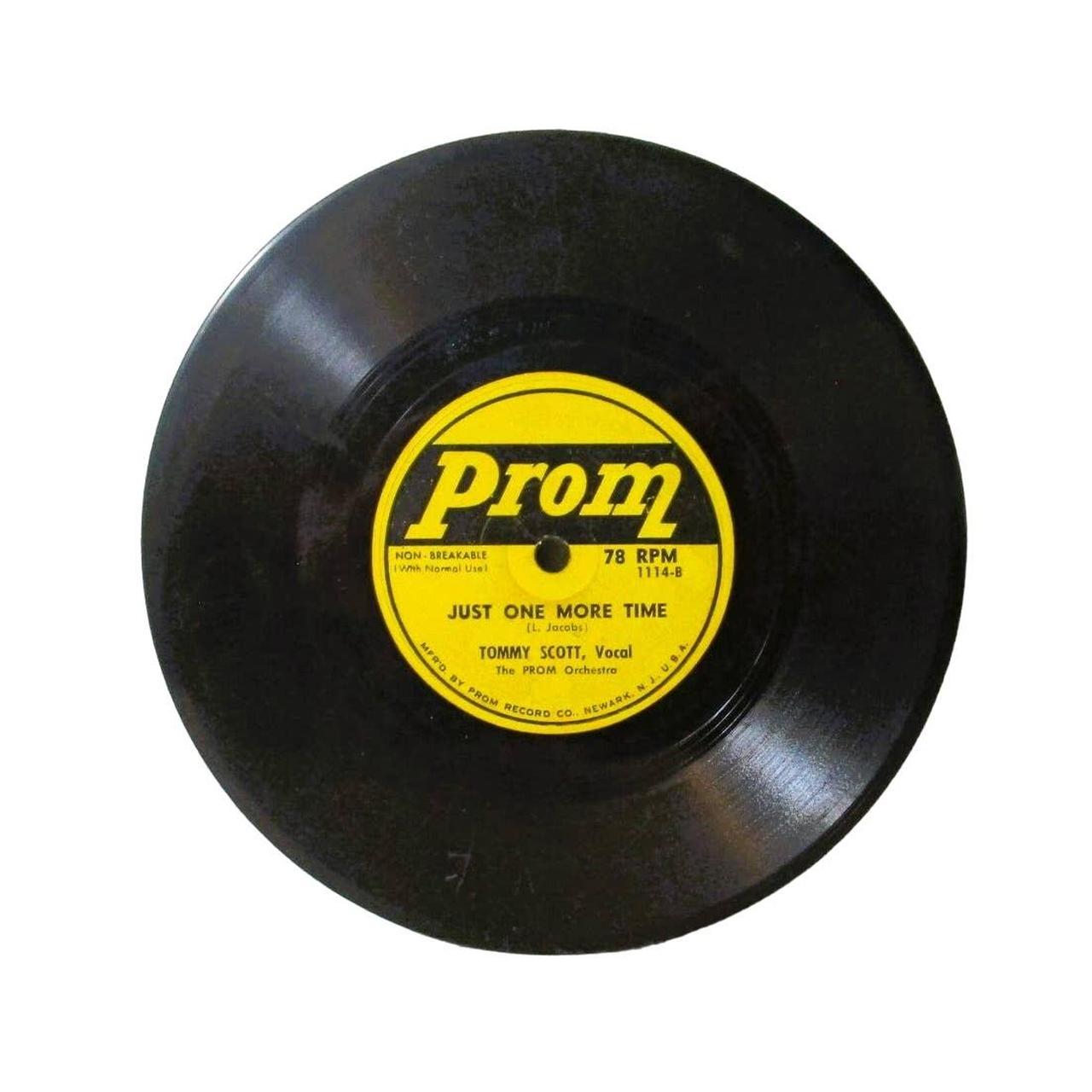 This 78 RPM vinyl record from Prom Records contains... - Depop
