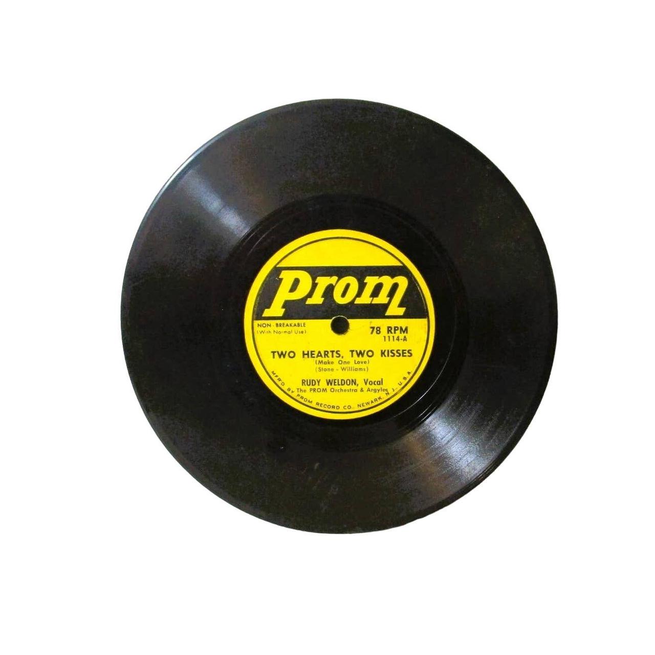This 78 RPM vinyl record from Prom Records contains... - Depop