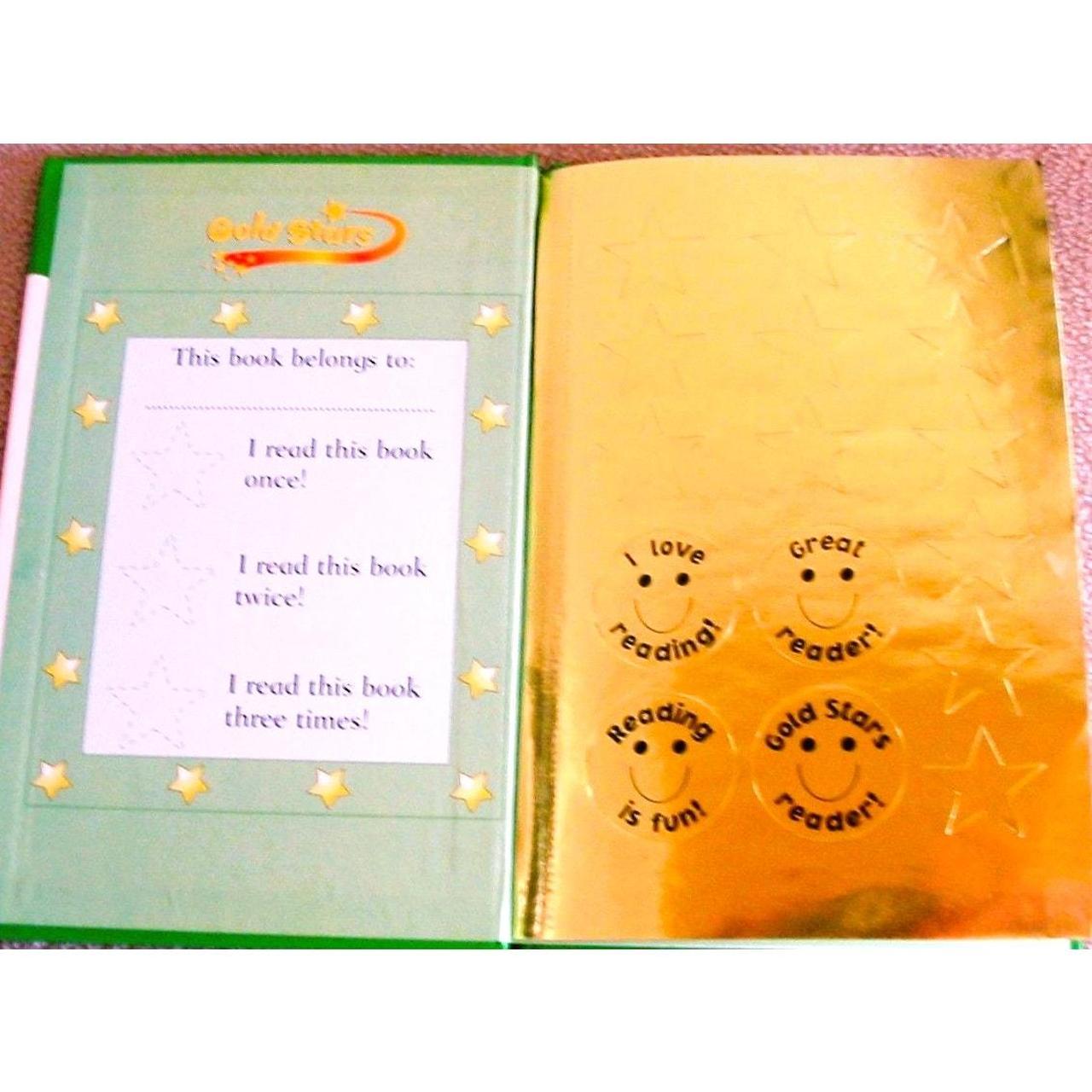 Gold Stars reading books encourage and support... - Depop