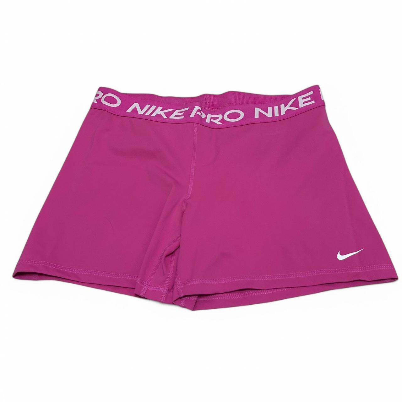 Pink Nike Pro shorts - sporty and cute #gymwear | Depop