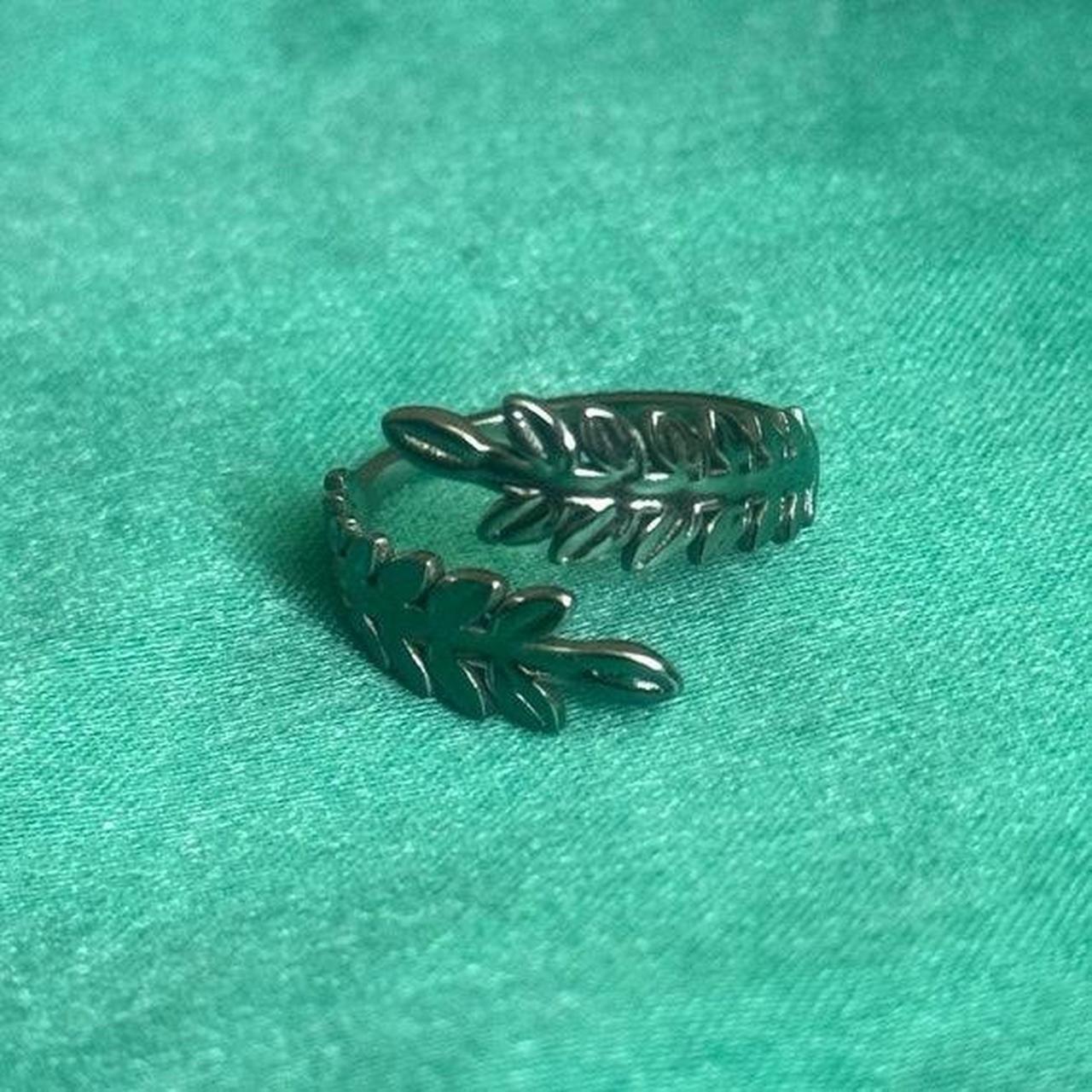 Fern Leaf Ring Adjustable Fern Leaf Ring -... - Depop