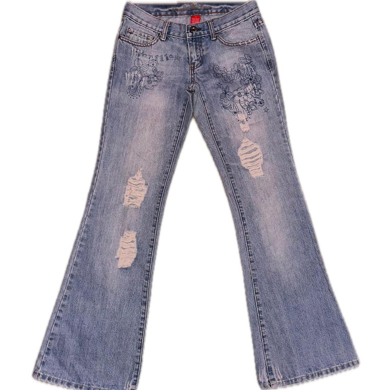 2000s Vanilla Star Jeans- Rare vintage printed design - Depop