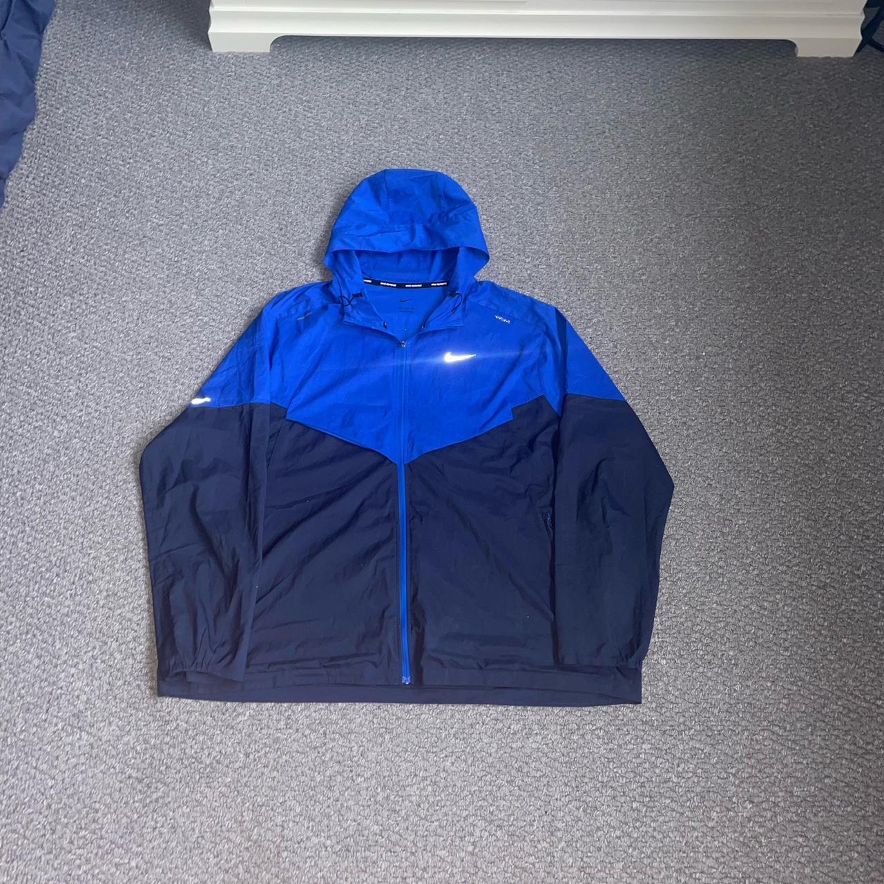 Mens blue nike windrunner jacket Size... - Depop