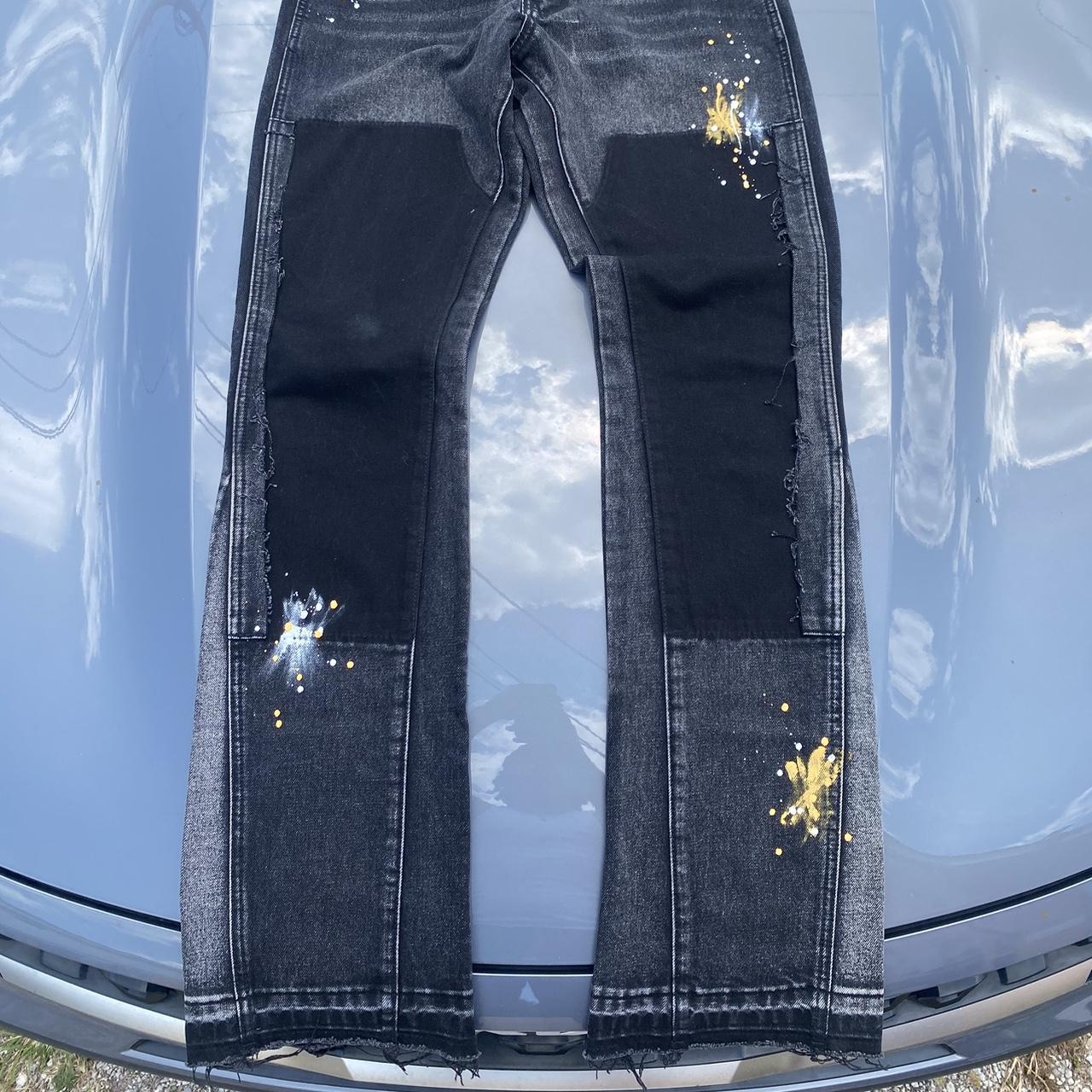 Black Rockstar Original Flared Jeans Worn Once Size 34 - Depop