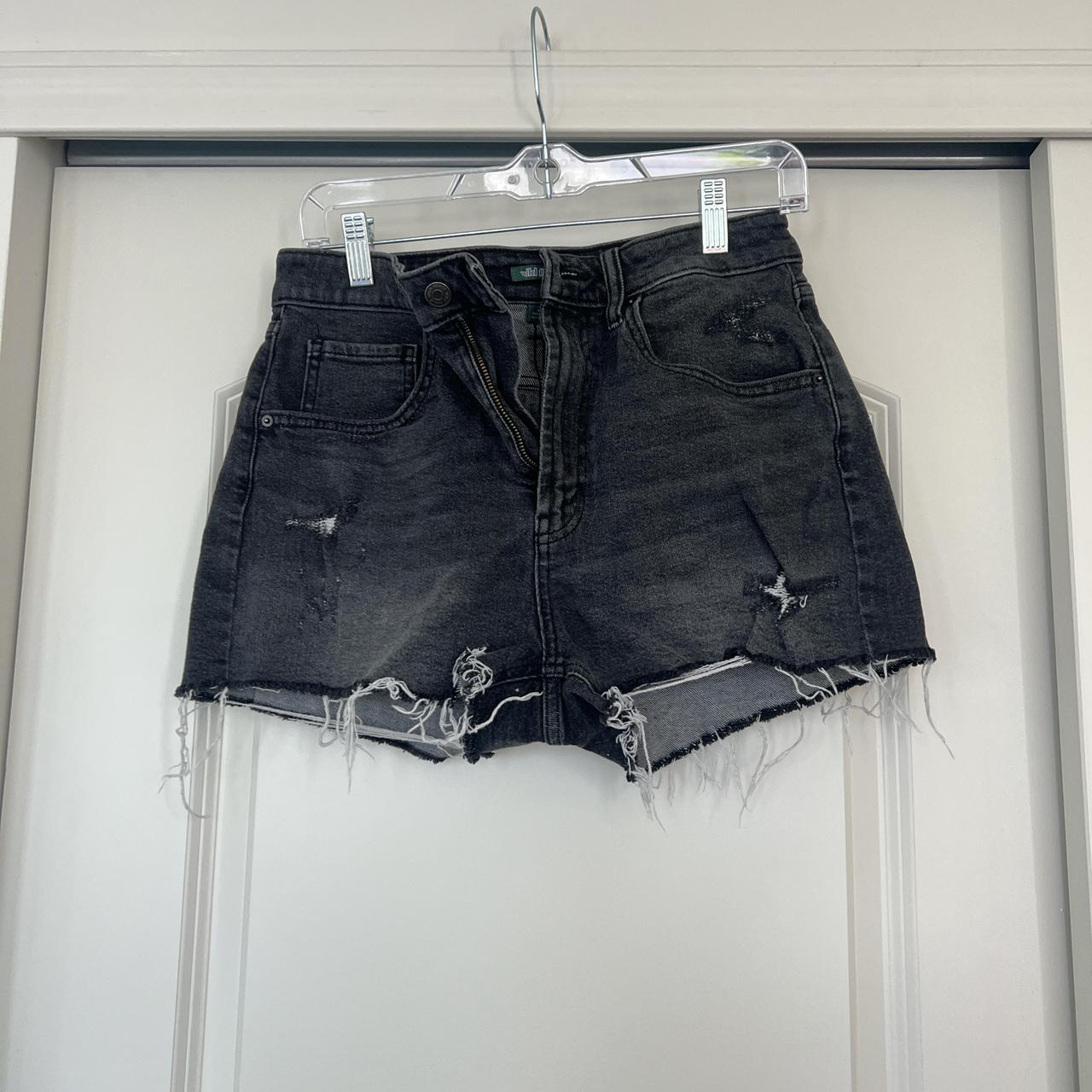Black washed Jean shorts target - Depop