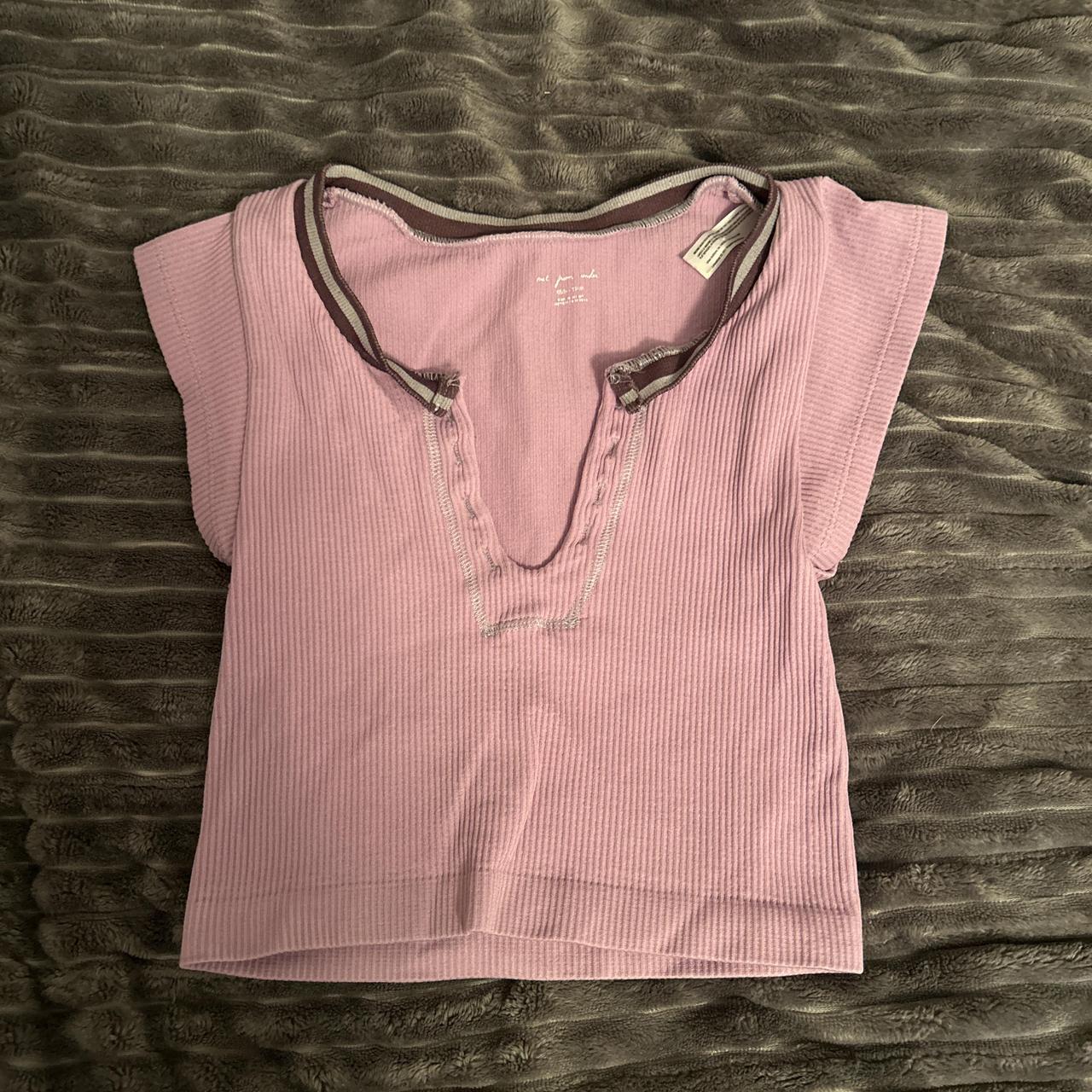 purple go for gold top size : xs / s - Depop