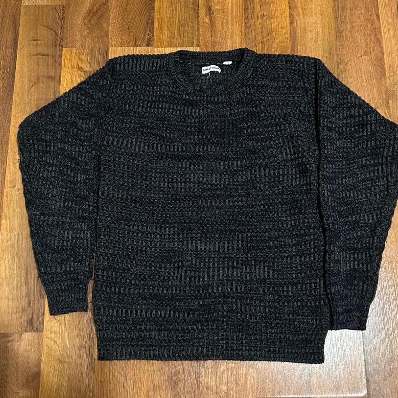 saturdays knit sweater size small good condition,... - Depop