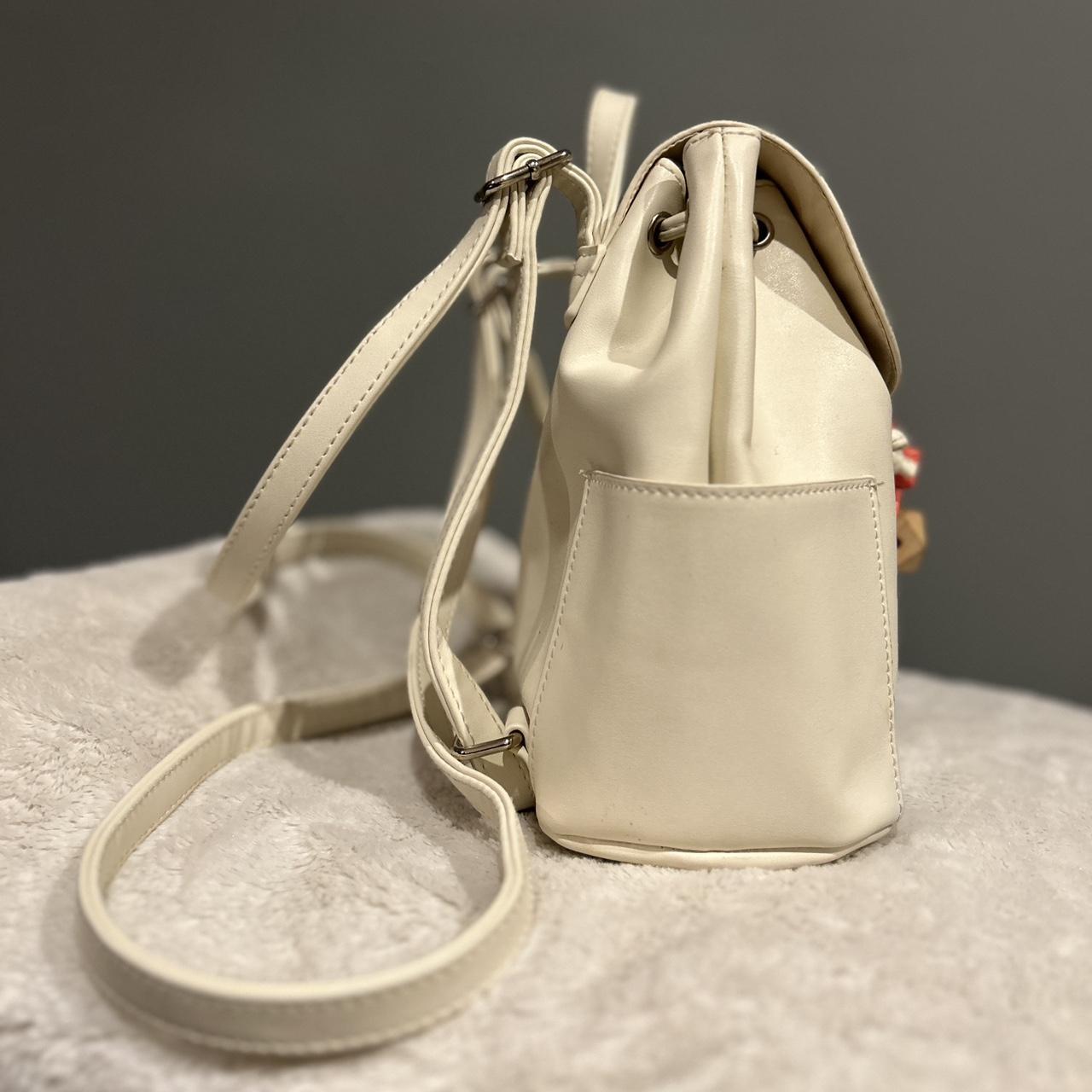 Wild Fable Ivory Mini Backpack Petite vegan leather... - Depop