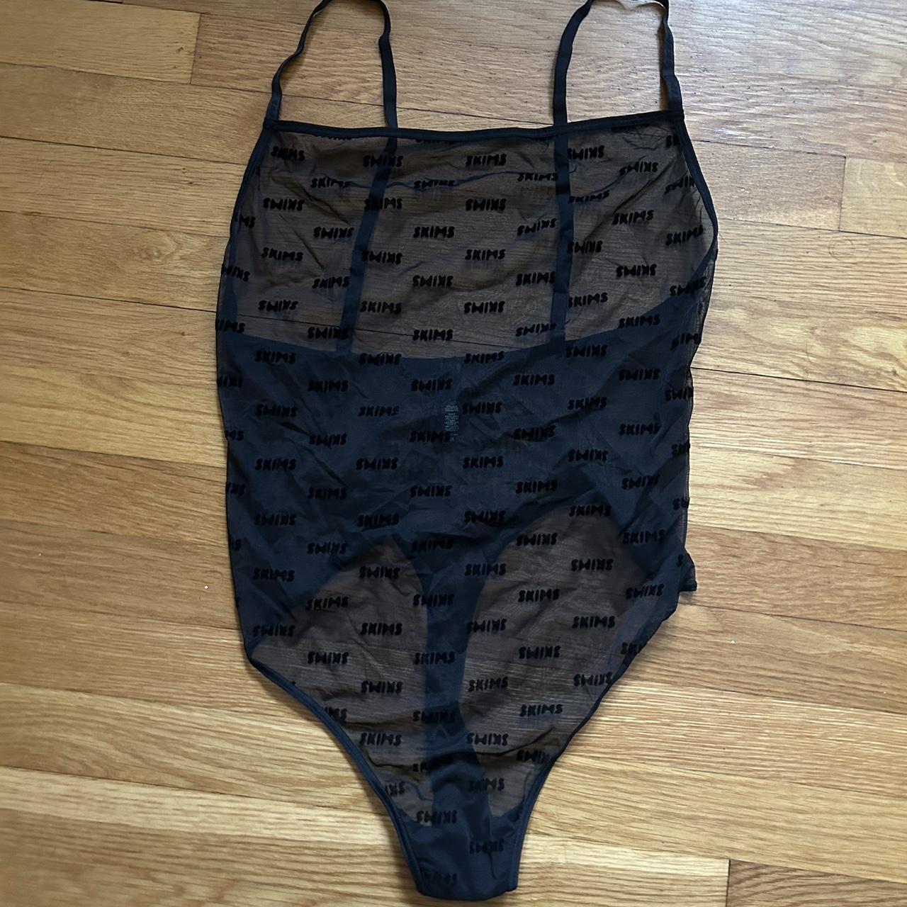 Skims Sheer Body Suit 🖤 Size 2X (but fits like Large) - Depop