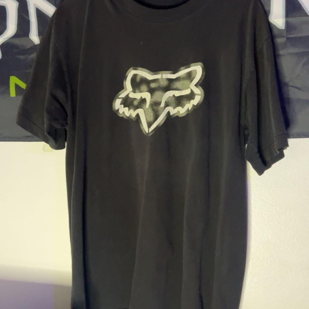 vintage fox racing shirt from the early 2000s size L... - Depop