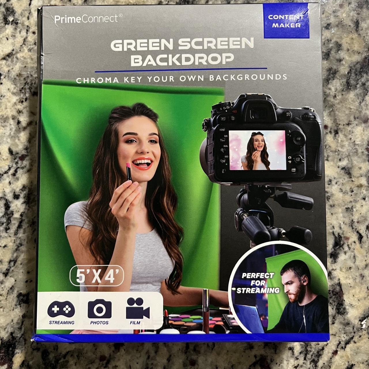 Green Screen Backdrop 5’x4’ Unopened Fast shipper - Depop