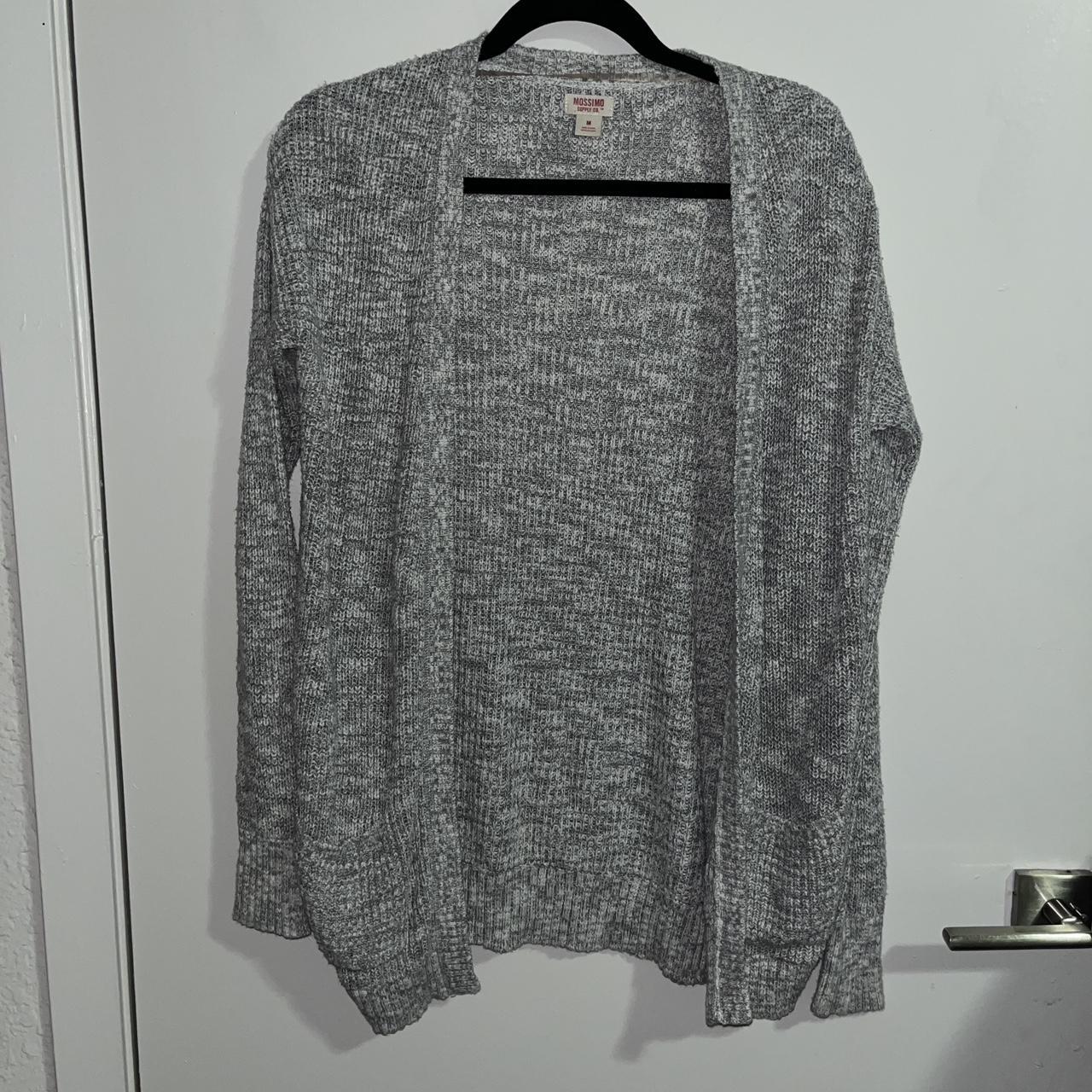 Grey Mossimo Supply Co Cardigan Size: M Gently used,... - Depop