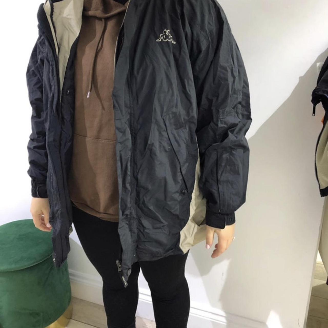 Large Blue Kappa Coat vintage Open to offers... - Depop