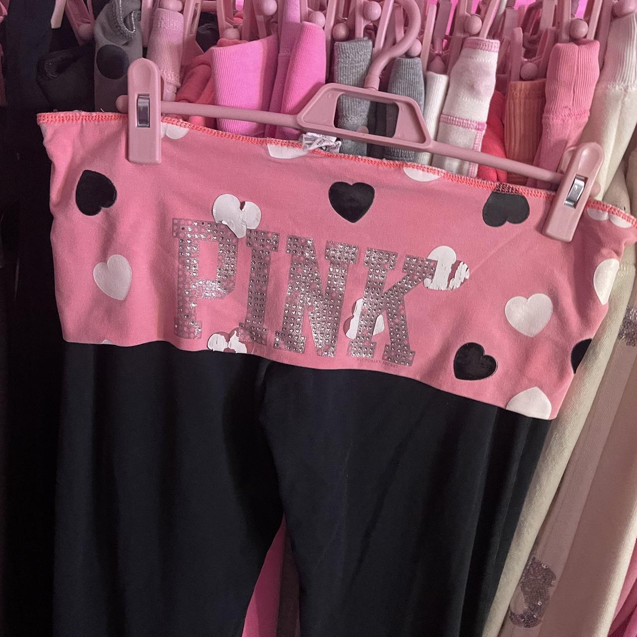 VINTAGE EARLY 2000 VICTORIA’S SECRET PINK BLING FOLD... - Depop