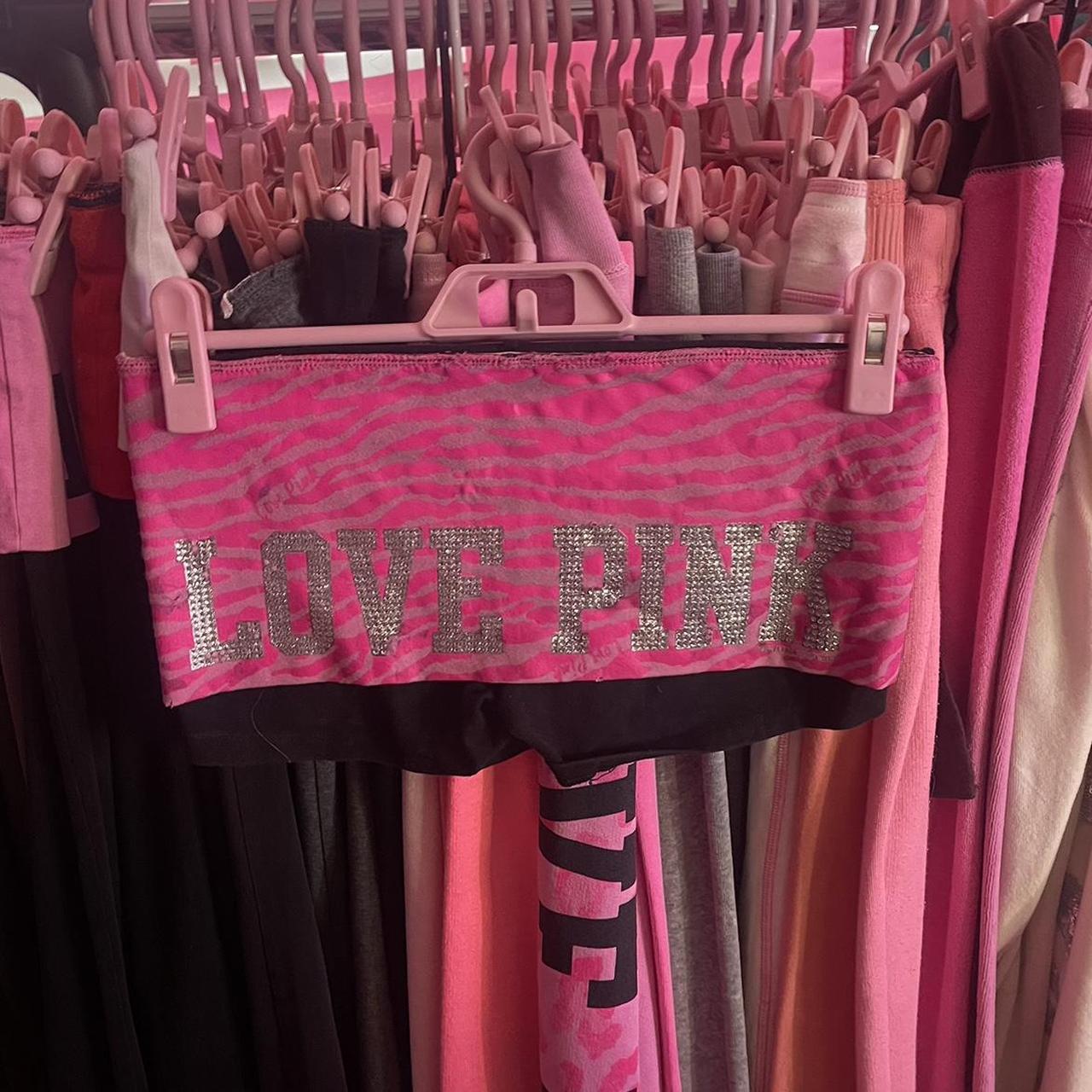 VINTAGE EARLY 2000 VICTORIA’S SECRET PINK BLING FOLD... - Depop