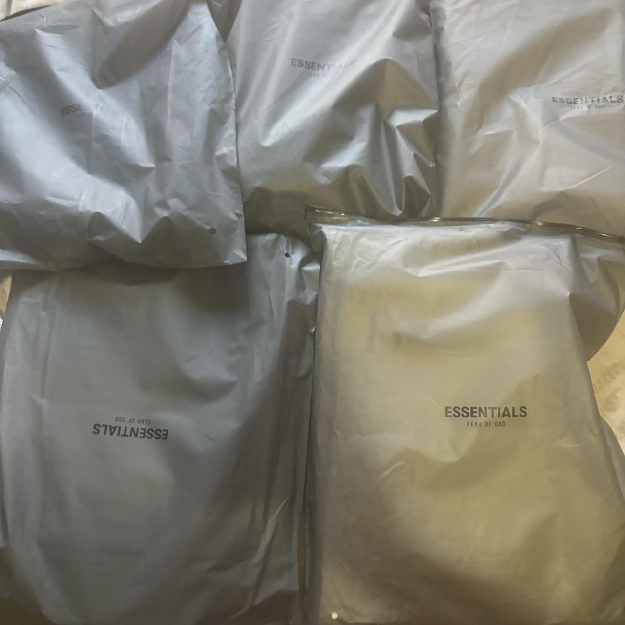 Essentials Multiple peices Black sweats-m Black... - Depop