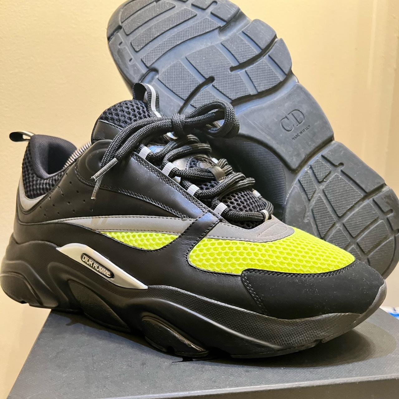 Dior b22 black/green Comes with box Price negotiable - Depop