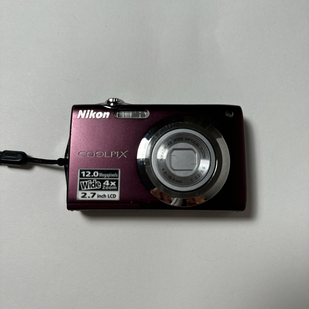 nikon coolpix vintage camera purple color 12.0... - Depop